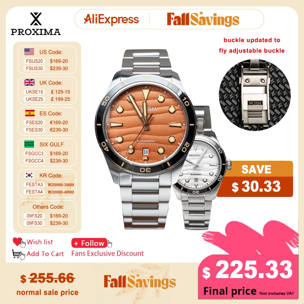 Proxima-PX1697-SM-39mm-Men-Watch-Desert-Texture-Dial-Bubble-Sapphire ...