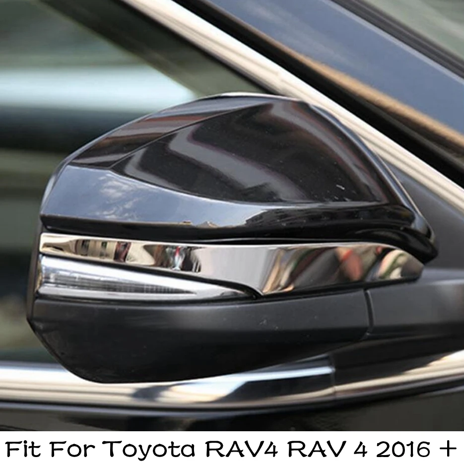 Car-Side-Rearview-Mirror-Lid-Strip-Molding-Cover-Trim-For-Toyota-RAV4 ...