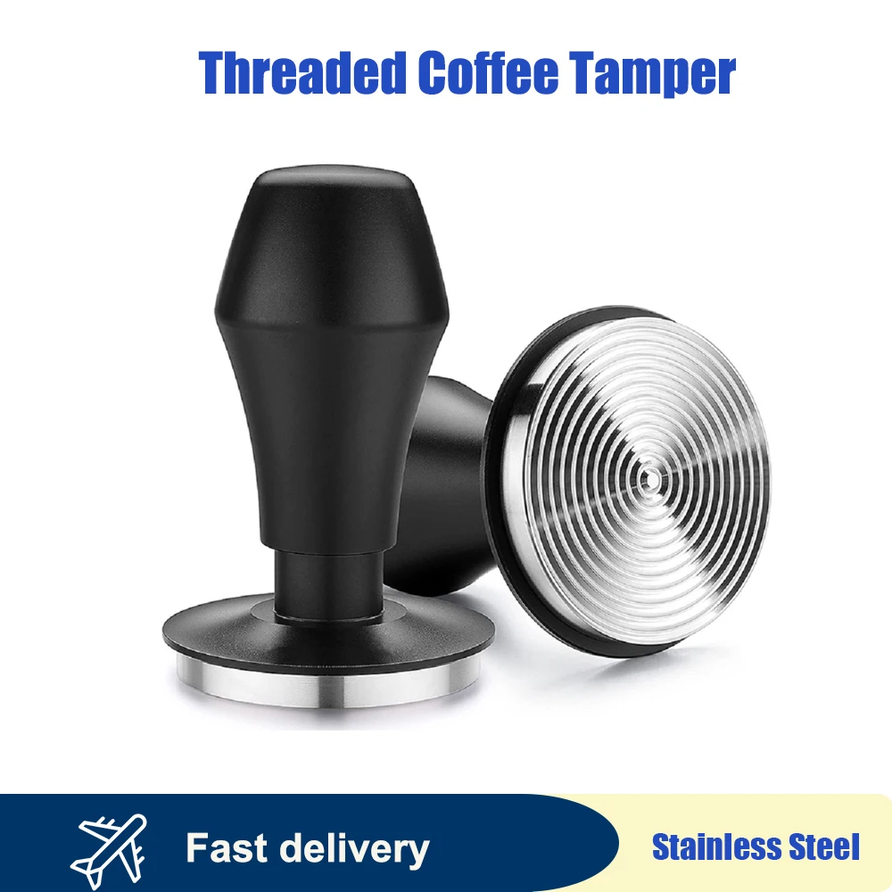 Stainless-Steel-Threaded-Coffee-Tamper-Balance-Constant-Force-Coffee ...