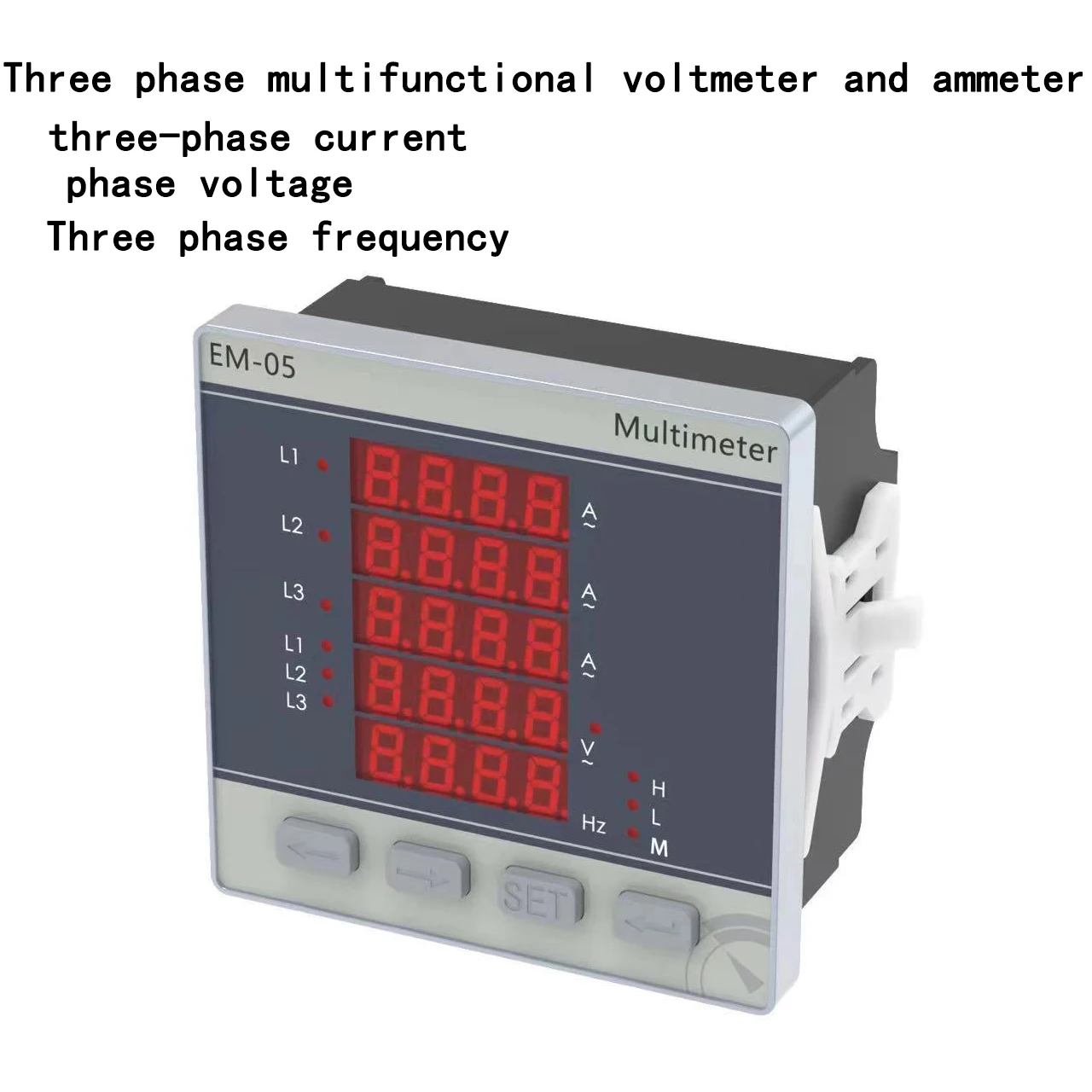Three-phase-ammeter-voltmeter-hz-meter-with-multi-function-intelligent ...