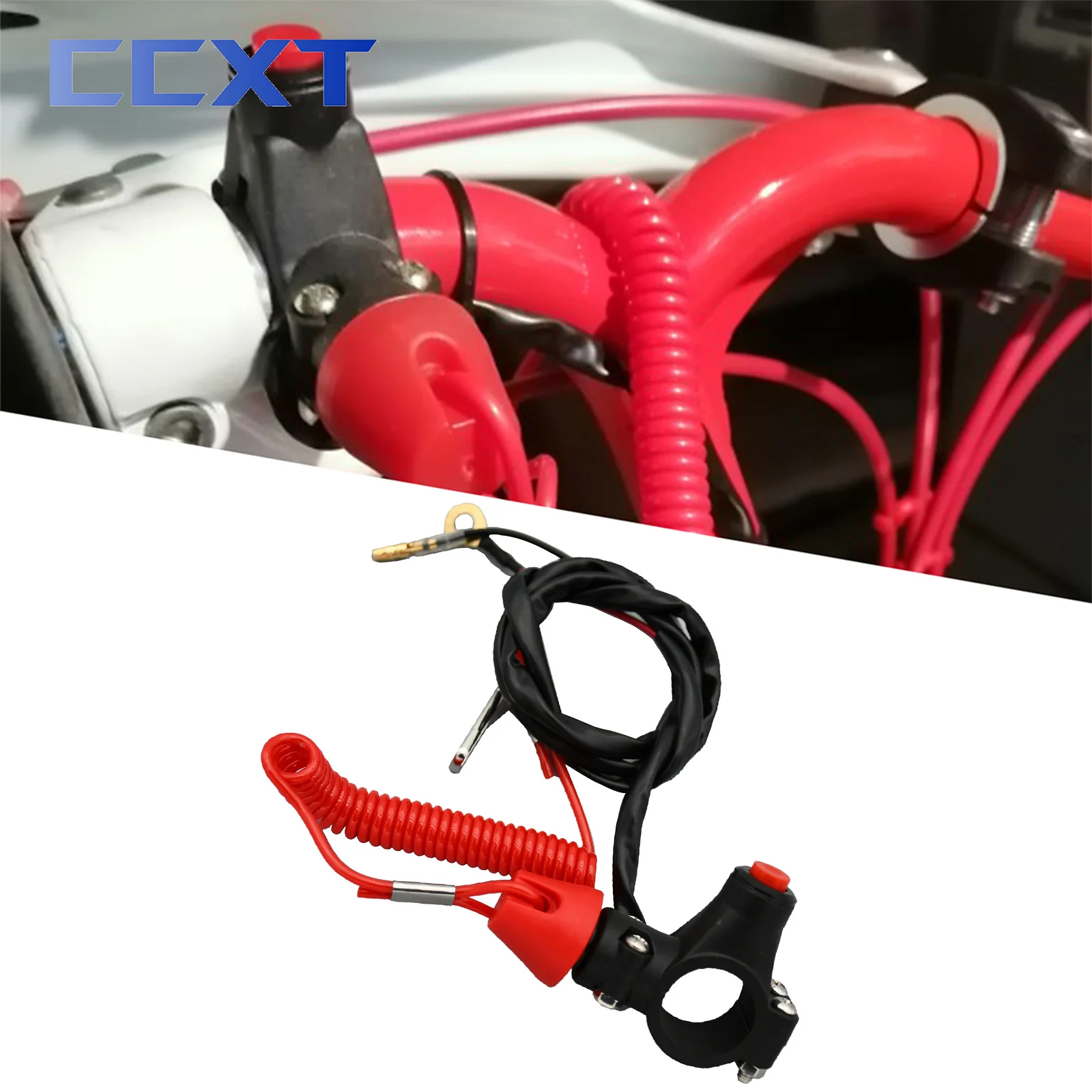 Motorcycle-ATV-Boat-Tether-Lanyard-Emergency-Kill-Stop-Engine-Switch ...