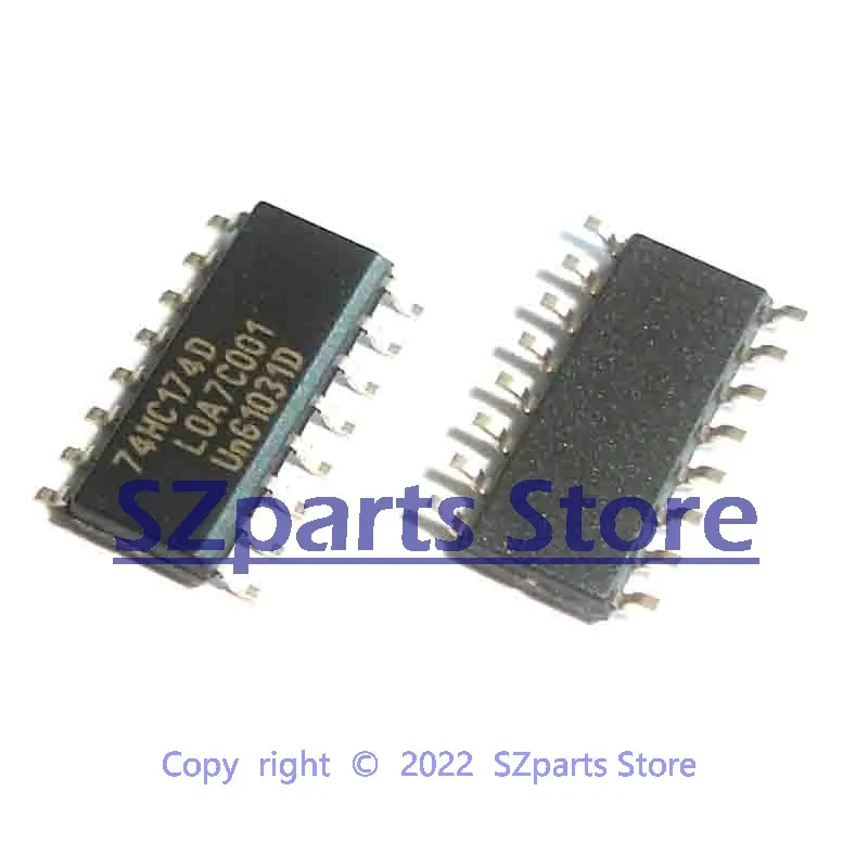 New-Original-74HC174D-SOP-16-74HC174-Hex-D-Type-Flip-Flop-With-Reset ...