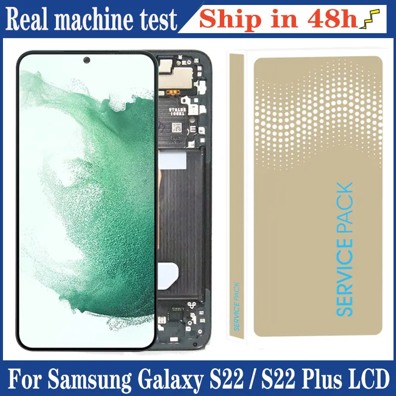 Original para samsung galaxy s22 lcd s901b s901b/ds s901u display toque digitador da tela para ...