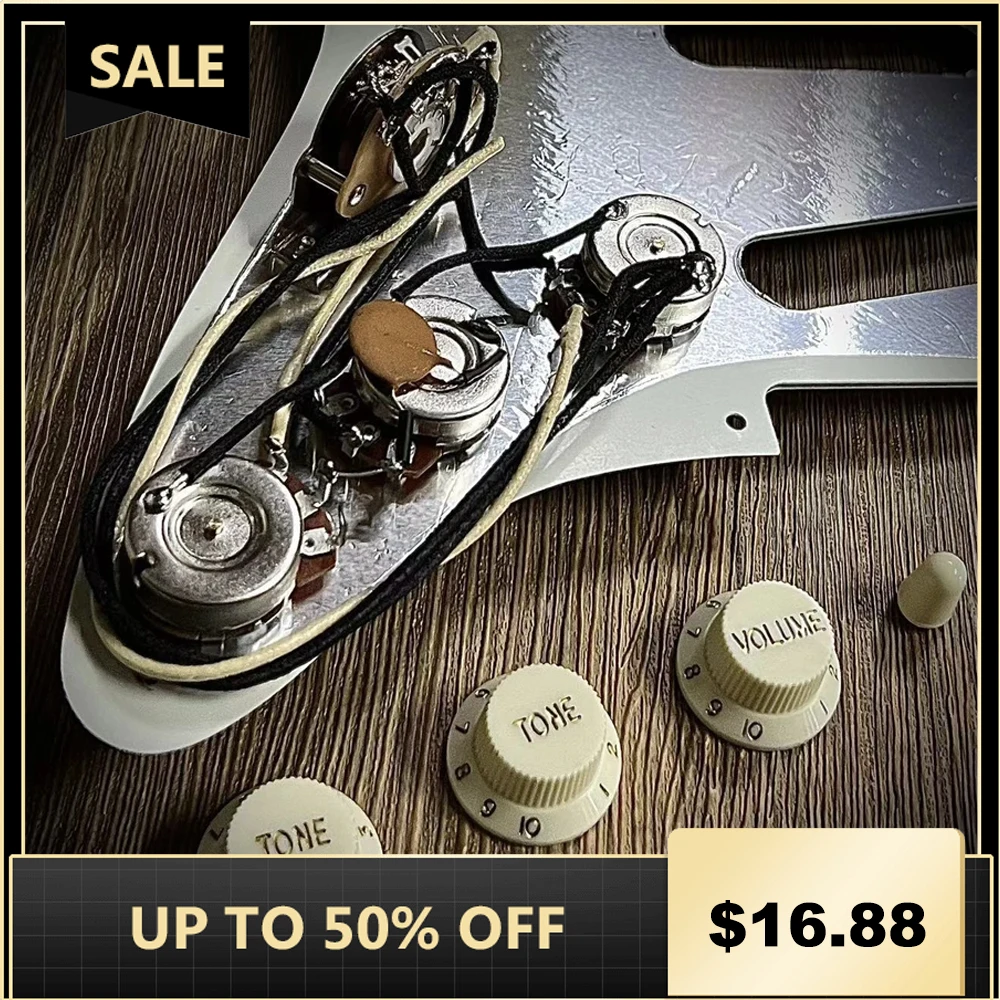 Electric-Guitar-Pickup-Pre-Wiring-Cable-5-way-Switch-CTS-Circuit ...