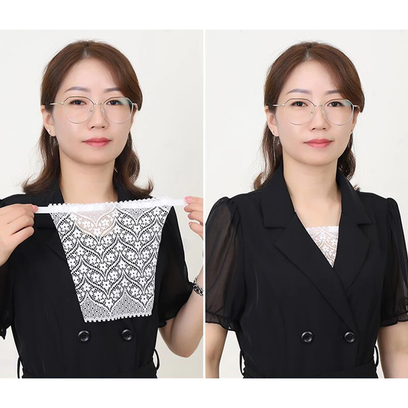 Fake Collar Bra Insert | Fake Collars Woman | Cloth Fake Collar | Cloth ...