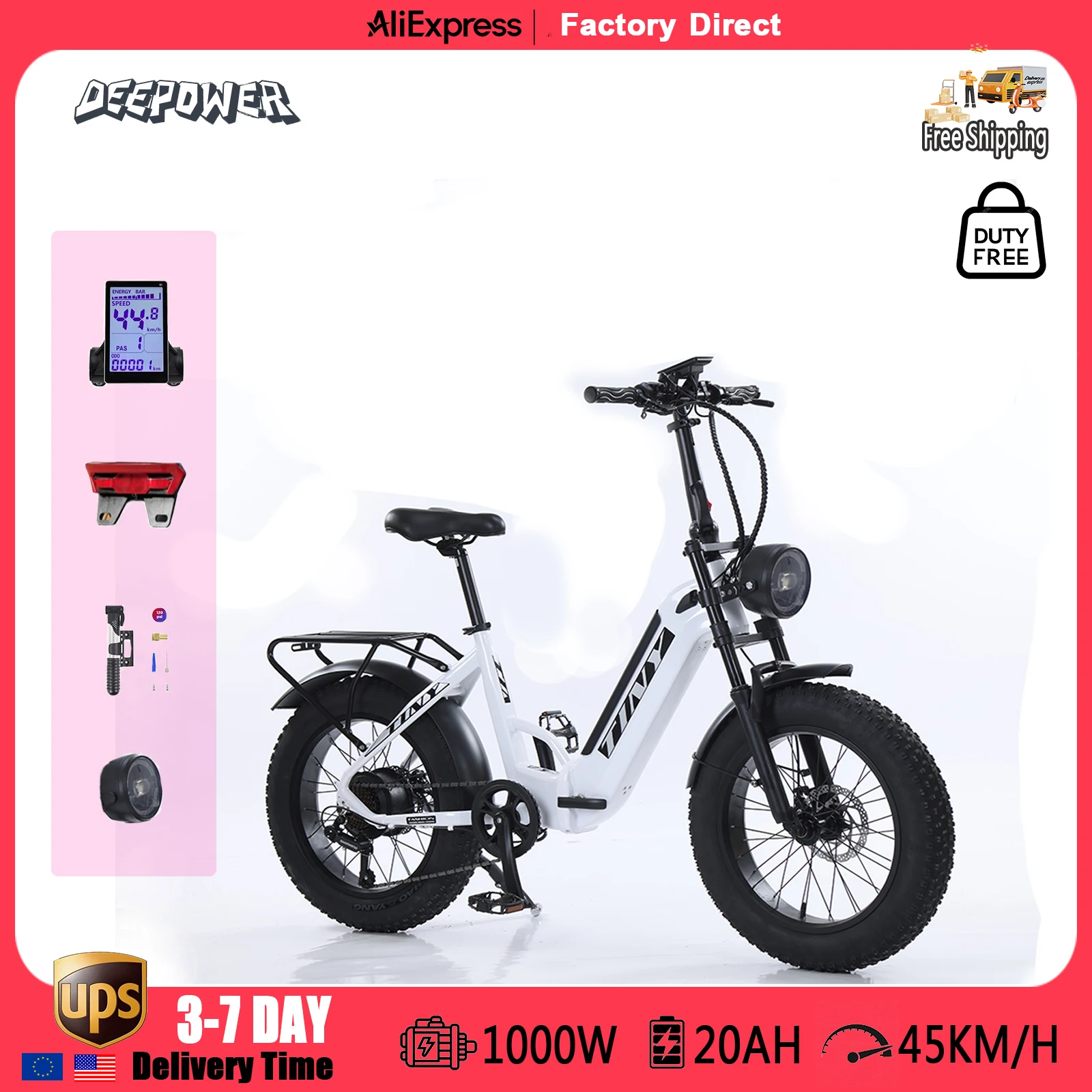 DEEPOWER-1000W-Electric-Bicycle-1000W-48V-15AH-20-4-0-Inch-Fat-Tire ...