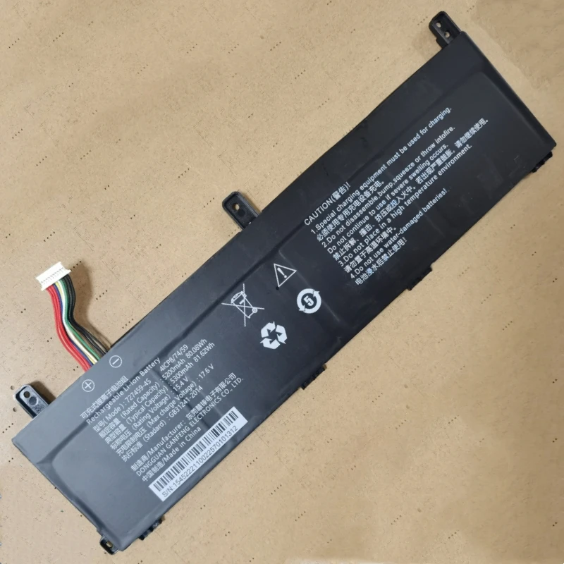 For Tuxedo Sirius 16 Gen1 Gen2 727459-4S Battery For XPG Xenia 16 RX ...