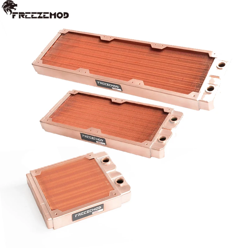 Freezemod Full Copper Pc Radiator Heatsink 30mm Thickness,g1/4‘’ Water ...