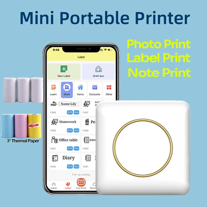 Portable-Pocket-Office-Printer-Mini-Thermal-Printer-Bluetooth-Wireless ...