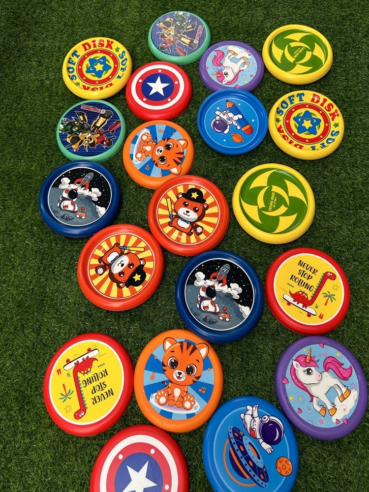 Flying-Disc-Kids-Soft-Outdoor-Sports-Game-The-Beach-Lake-Pool-Catching ...