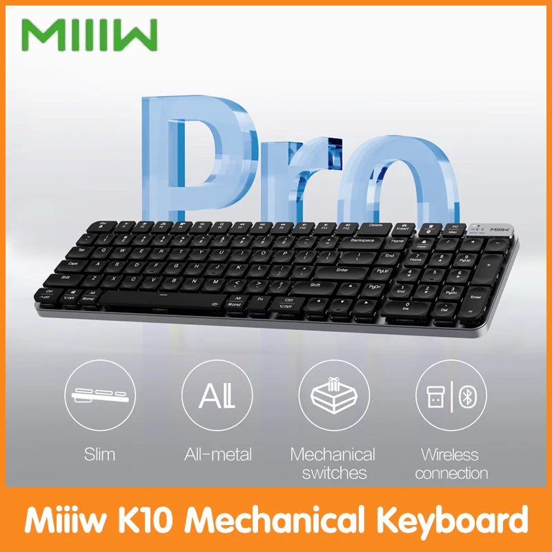 MIIIW-K10-Wireless-Mechanical-Gamer-Keyboard-102-Keys-Dual-mode-Low ...