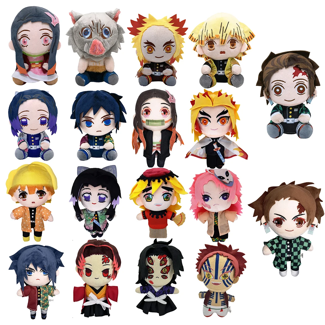 20cm-Demon-Slayer-Plush-Toy-Japanese-Classic-Anime-Cartoon-Characters ...