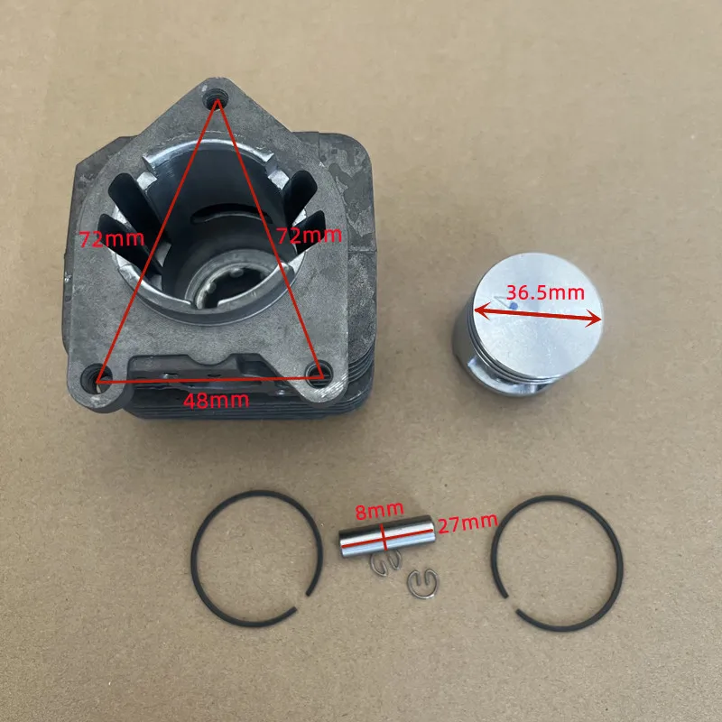 Cylinder-Piston-Kit-For-30cc-Homelite-Ryobi-String-Trimmer-Tiller-Blower-Backpack-Blower-MPN ...