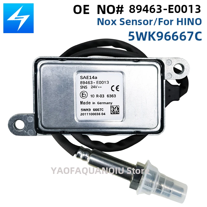 89463-E0013-89463E0013-5WK96667C-Car-24V-Nitrogen-Nox-Oxygen-Sensor-For ...
