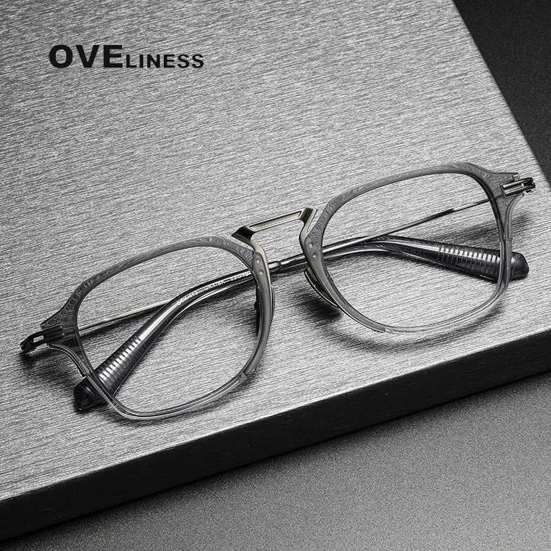 Acetate Titanium Prescription Eyeglasses | Acetate Titanium Eye Glasses ...