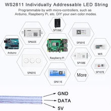 Wholesale Dream Color Led String Lights Ws2811 Rgbic Addressable ...