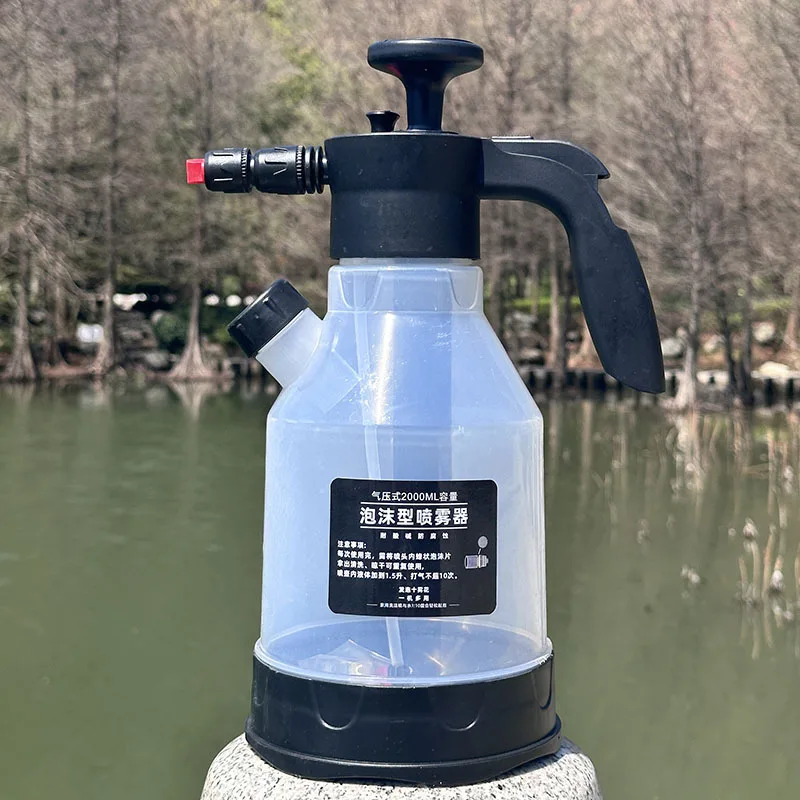 2L-Manual-Car-Wash-Foam-Lance-Foam-Nozzle-Hand-Lawn-Pressure-Pump ...