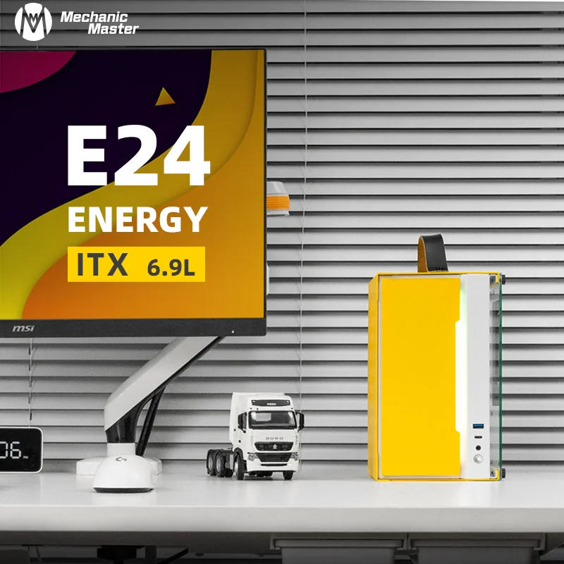 E24 Energy_6.9L Desktop-class Mini-ITX Case Aluminum Portable A4 Chassis