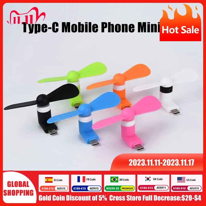 Creative-Mini-Portable-Micro-Fan-Mobile-Phone-Mini-Fan-Charging ...