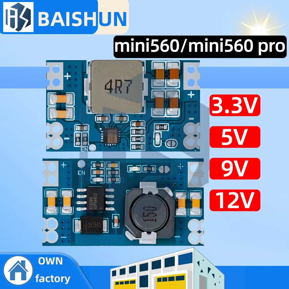 Mini560 5A High-Efficiency Step-Down DC-DC Converter Module ...
