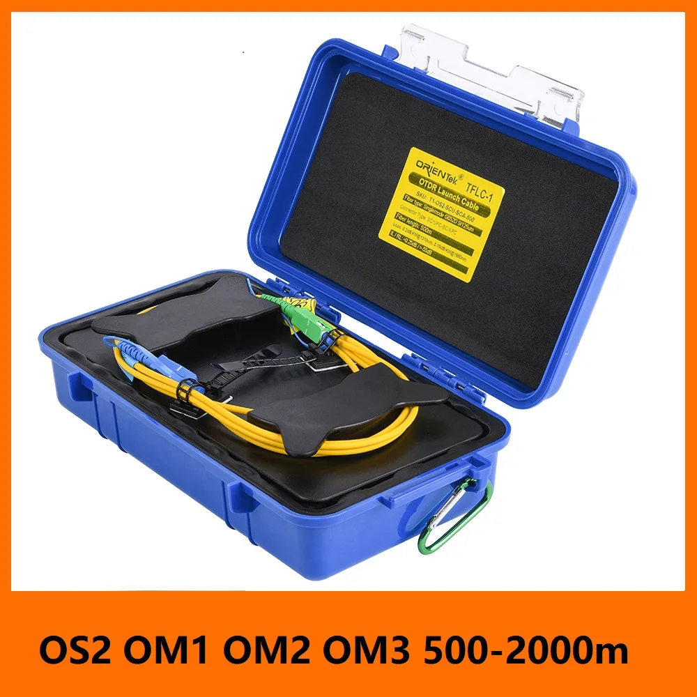OS2 OM1 OM2 OM3 500M 1KM 2KM Orientek OTDR Launch Cable Box , OTDR ...