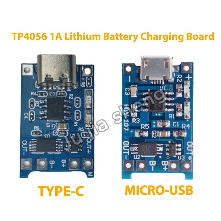 5-20pcs TP4056 Type-C Micro USB 18650 1A Lithium Battery Charging Board ...