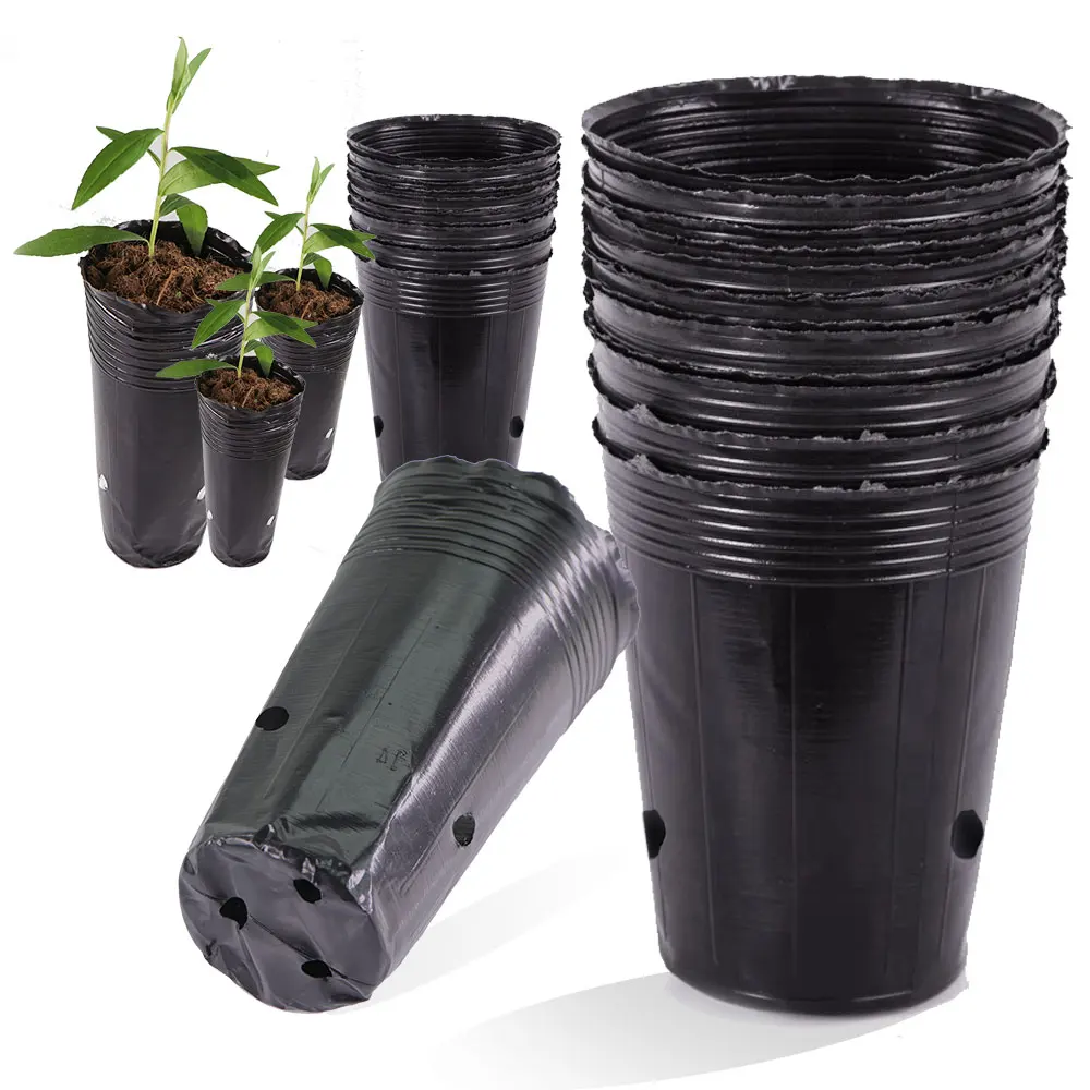 10-50-100PCS-Garden-Thicken-Plants-Grow-Bag-for-Sapling-Seeds-Germinate ...