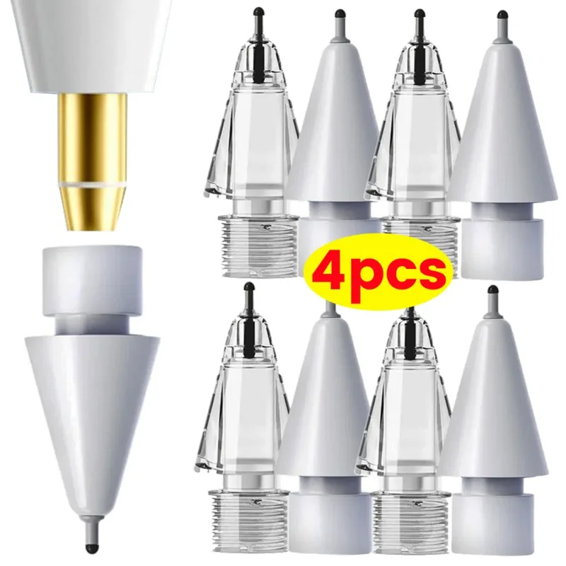 For-Apple-Pencil-1-2nd-Generation-Tablet-Pen-Tips-Slender-Metal-Precise ...
