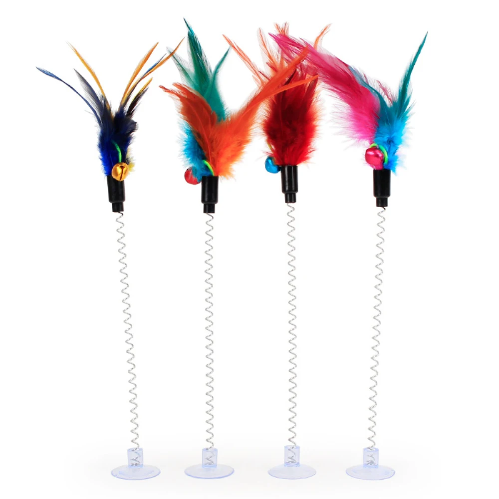 1PC-Spring-Pet-Toy-Funny-Interactive-Suction-Spring-Cat-Toy-Elastic ...