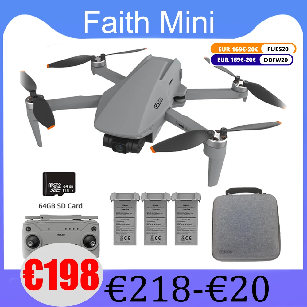 Faith-Mini-Drone-with-Camera-3-Axis-Gimbal-4K-Profesional-250g-Light ...