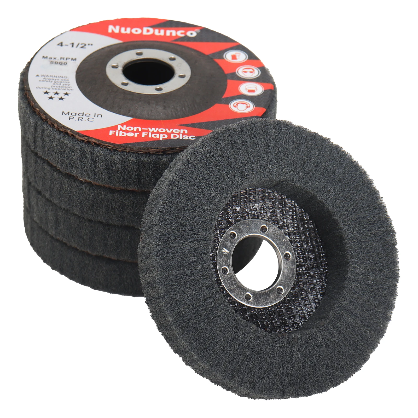SI FANG 4.5-inch Nylon Fiber Flap Polishing Wheel Discs 800 Grit Set of ...
