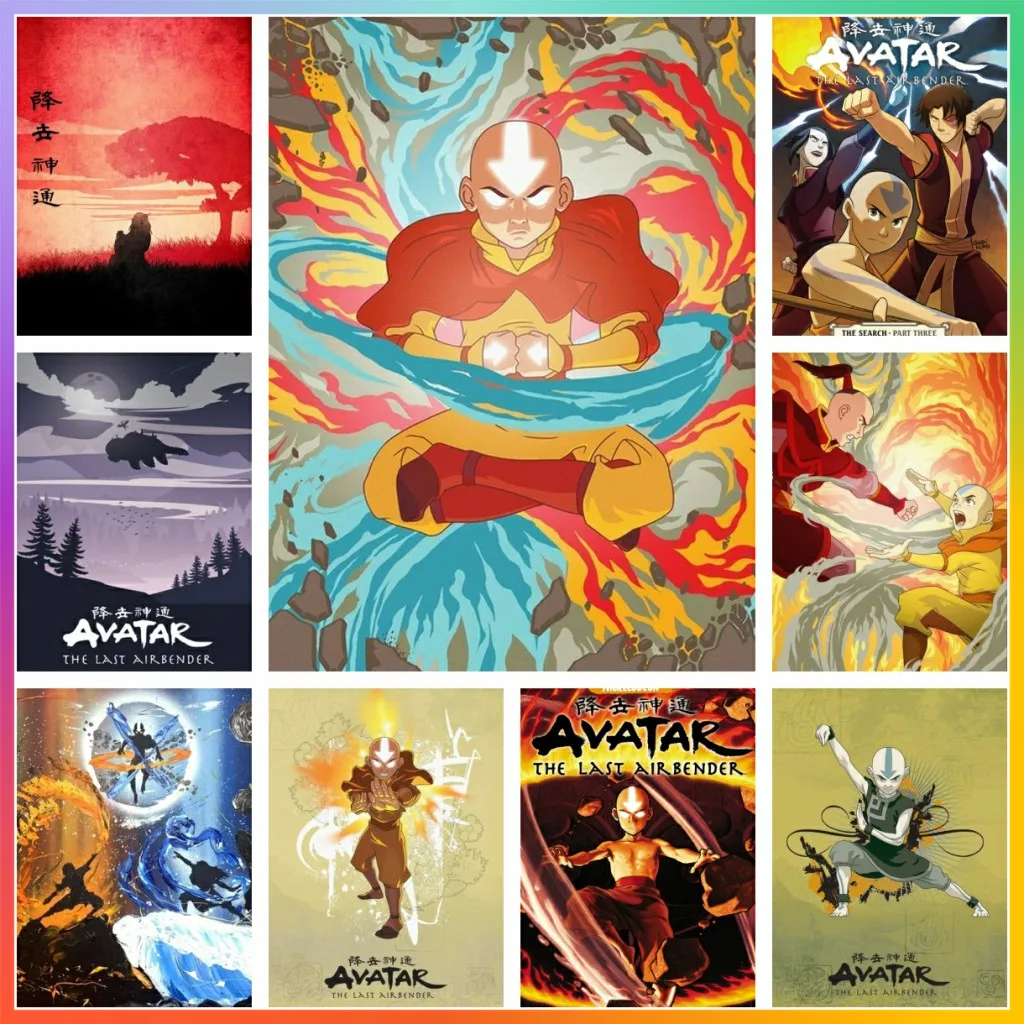 Avatar-The-Last-Airbender-Classic-Anime-Diamond-Painting-Cross-Stitch ...