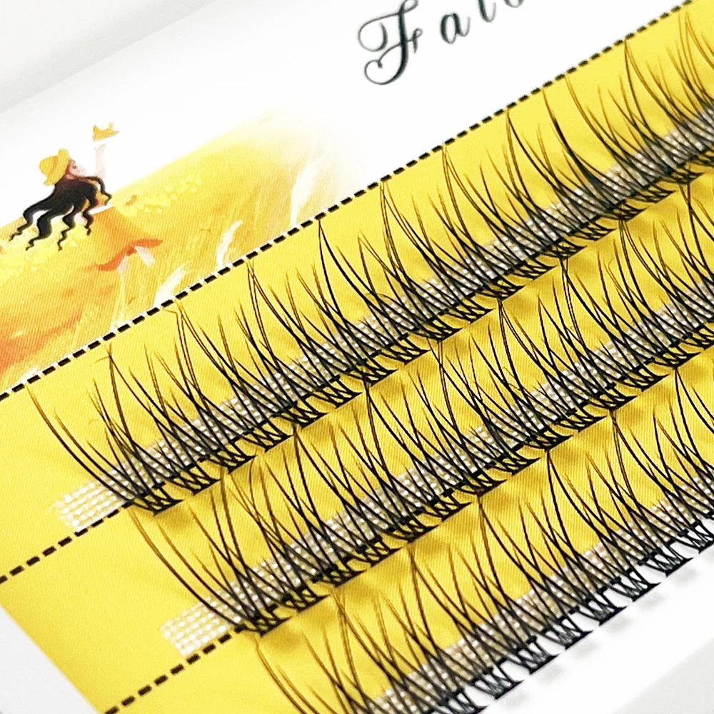 Fish-Tail-Eyelashes-Natural-Eyelash-Extension-3D-individual-Eyelash ...