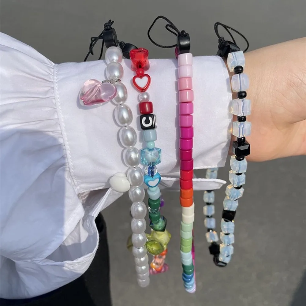 Cute-Square-Crystal-Colorful-Cubes-Beaded-Moblie-Phone-Chains-Couple ...