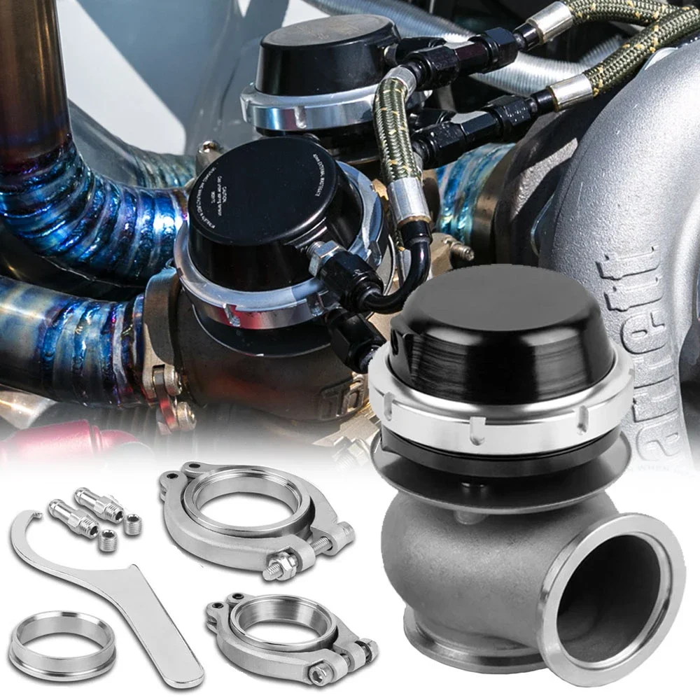 Universal-40mm-Turbo-External-Wastegate-Kit-With-V-band-Flange-Clamp ...