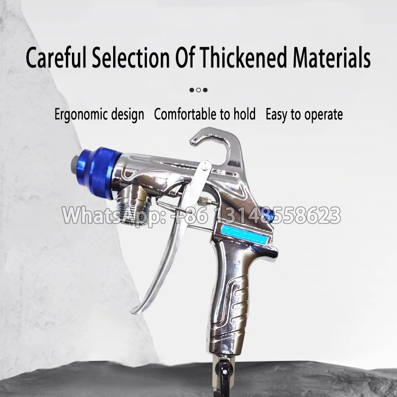 Real-stone-paint-spray-gun-spray-machine-crack-resistant-mortar ...