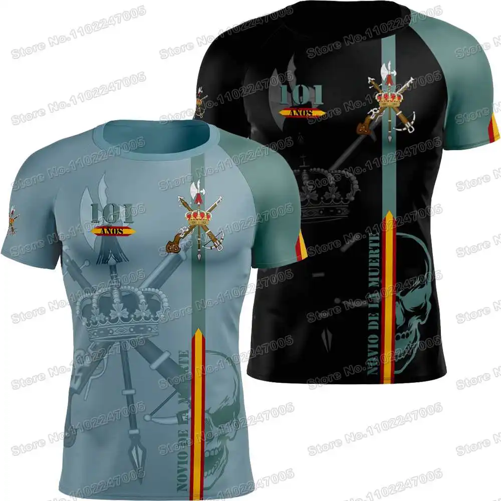 101-Years-of-the-Spanish-Legion-T-Shirt-Men-Outdoor-Shirts-Spain-Land ...