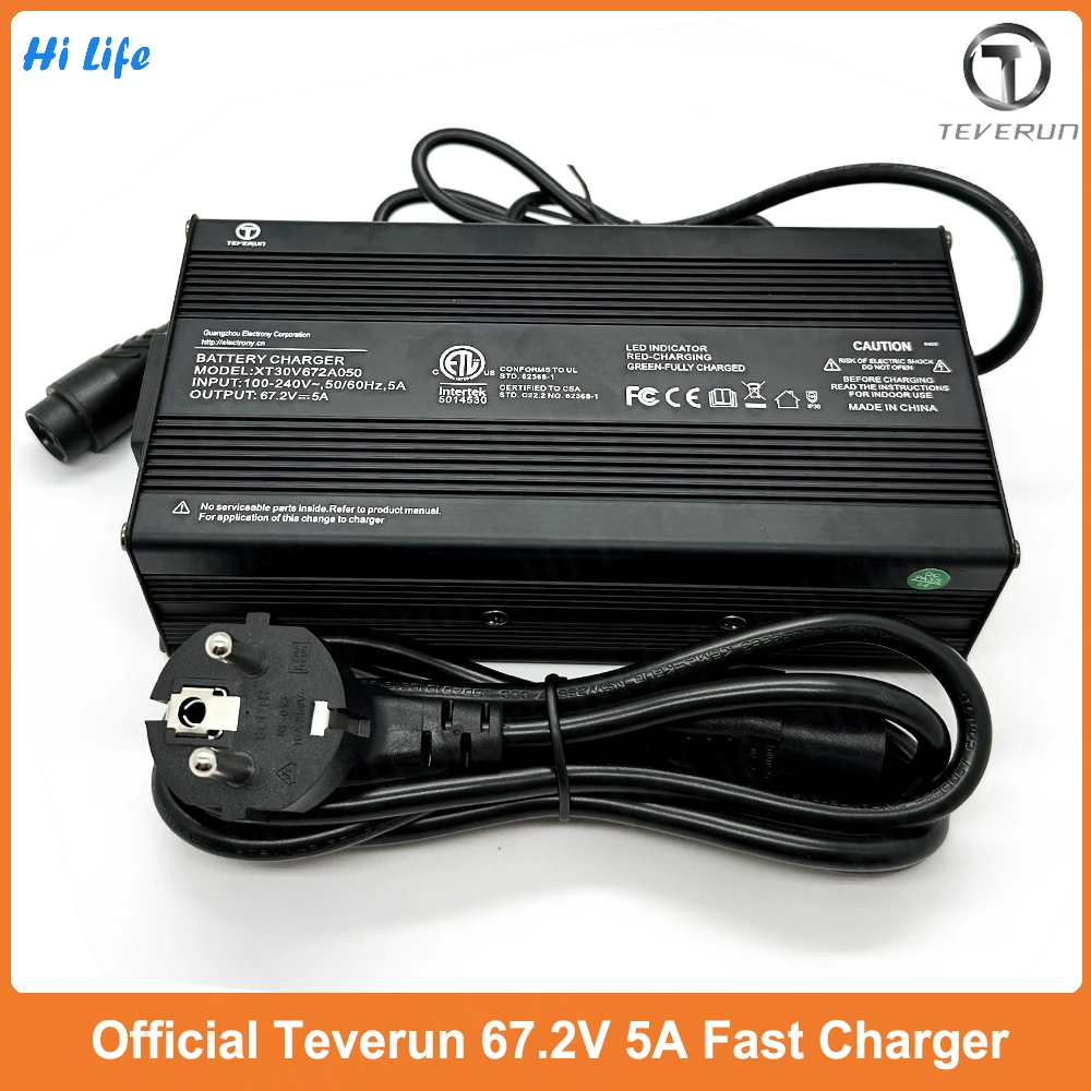 Original Blade Teverun 67.2V 5A Fast Charger Only Suit for 60V Blade GT/GT+ II Blade Mini Ultra ...