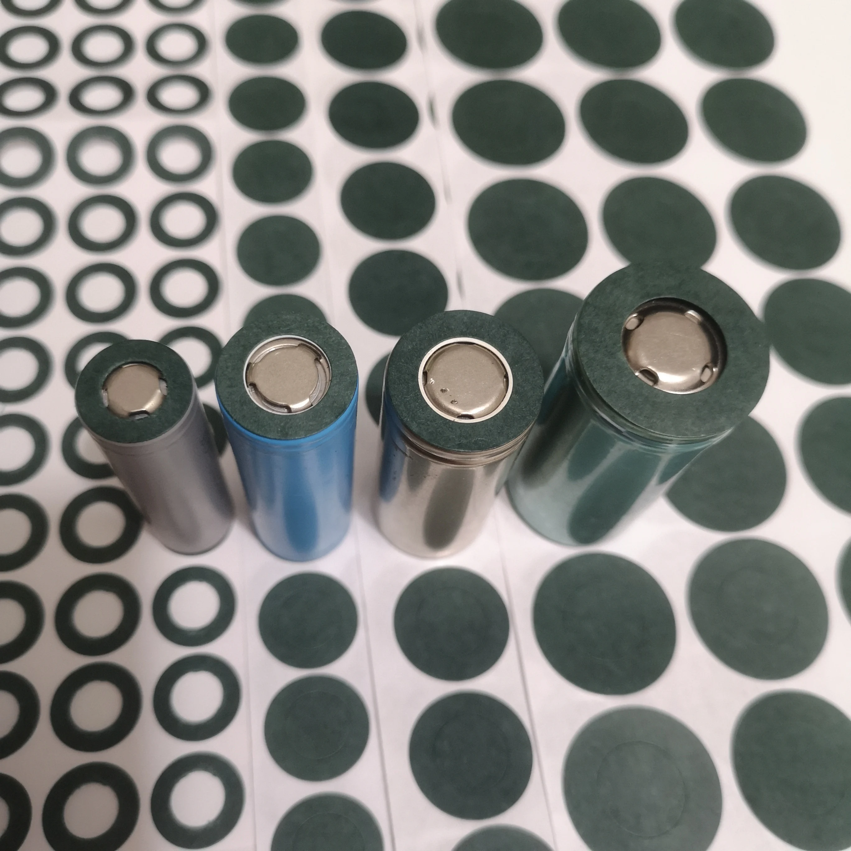 100pcs 18650 21700 Li-ion Battery Insulation Gasket Barley Paper ...
