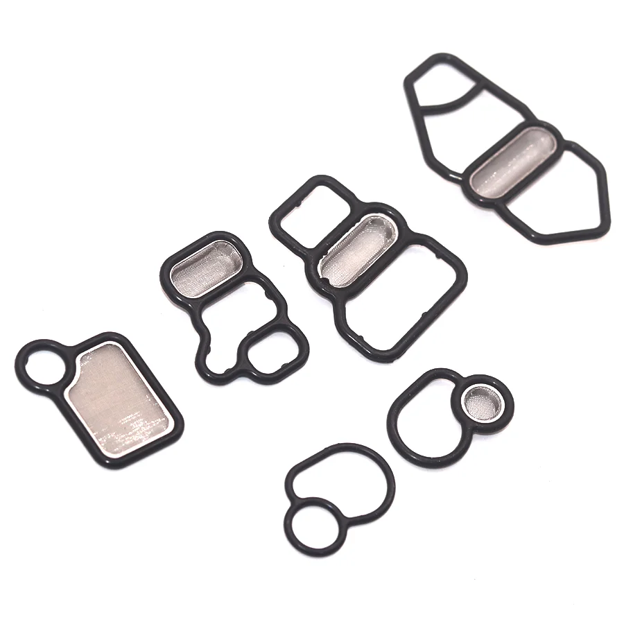 Wooeight VTEC Solenoid Gasket Spool Valve VTC Filter Screen Seal 15815 ...