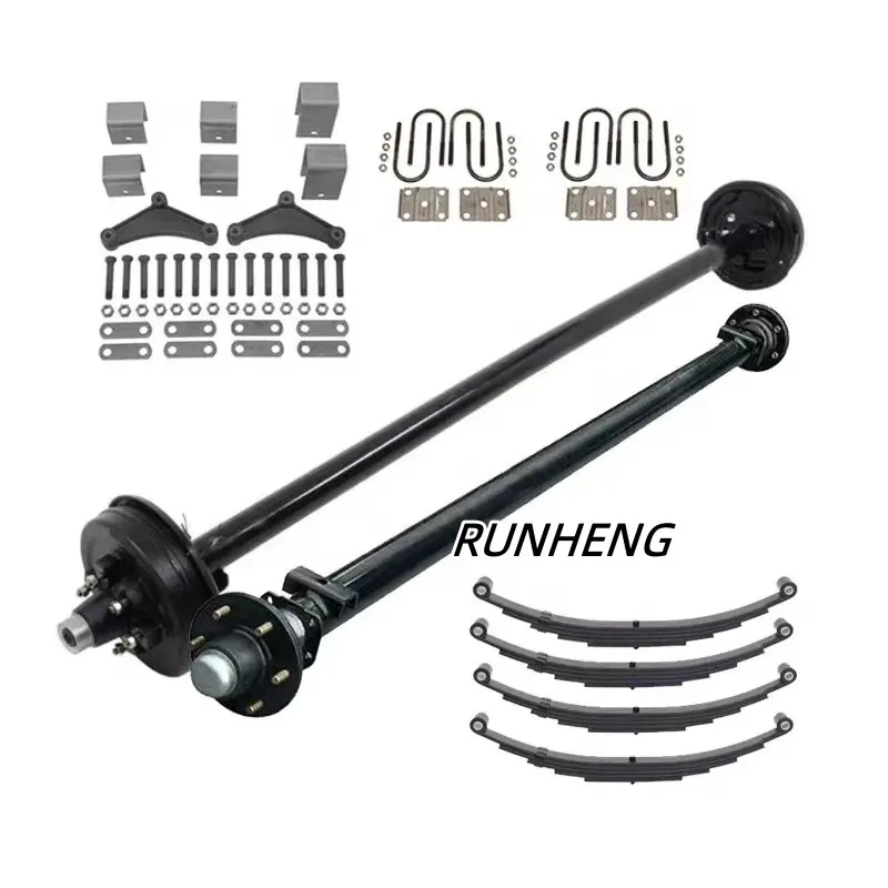 Hot-Sale-Trailer-Axle-Parts-6000-Lbs-6-Holes-Trailer-Axle-Beam-Wheel ...