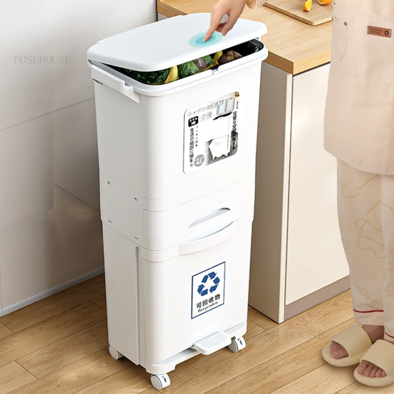 Special-Classification-Waste-Bins-for-Home-Kitchen-Japanese-Wet-and-Dry ...