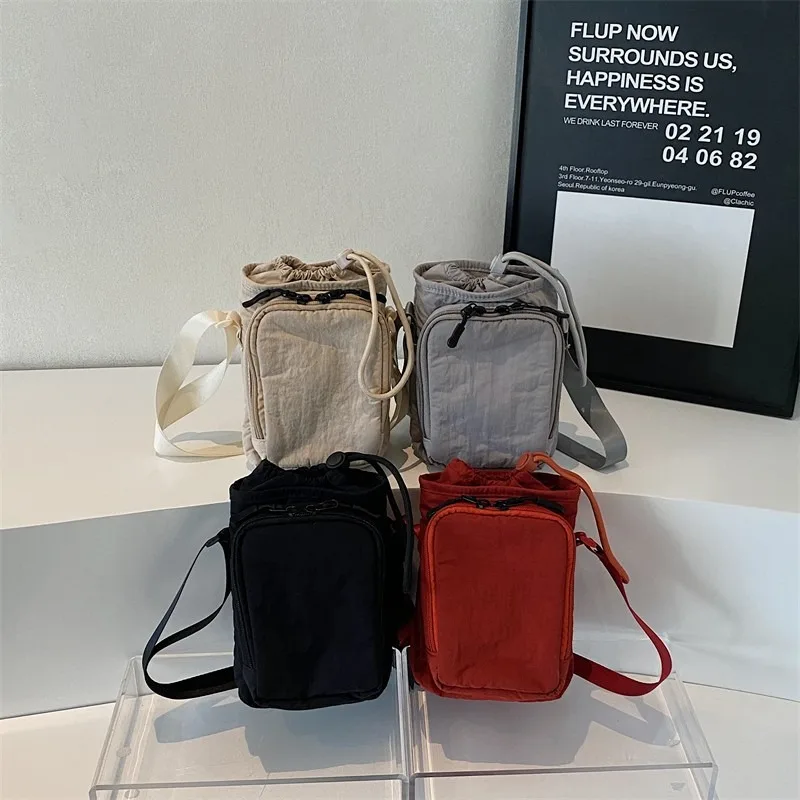 Mini Canvas Bag Women's Simple Casual Lightweight Mobile Phone Small ...