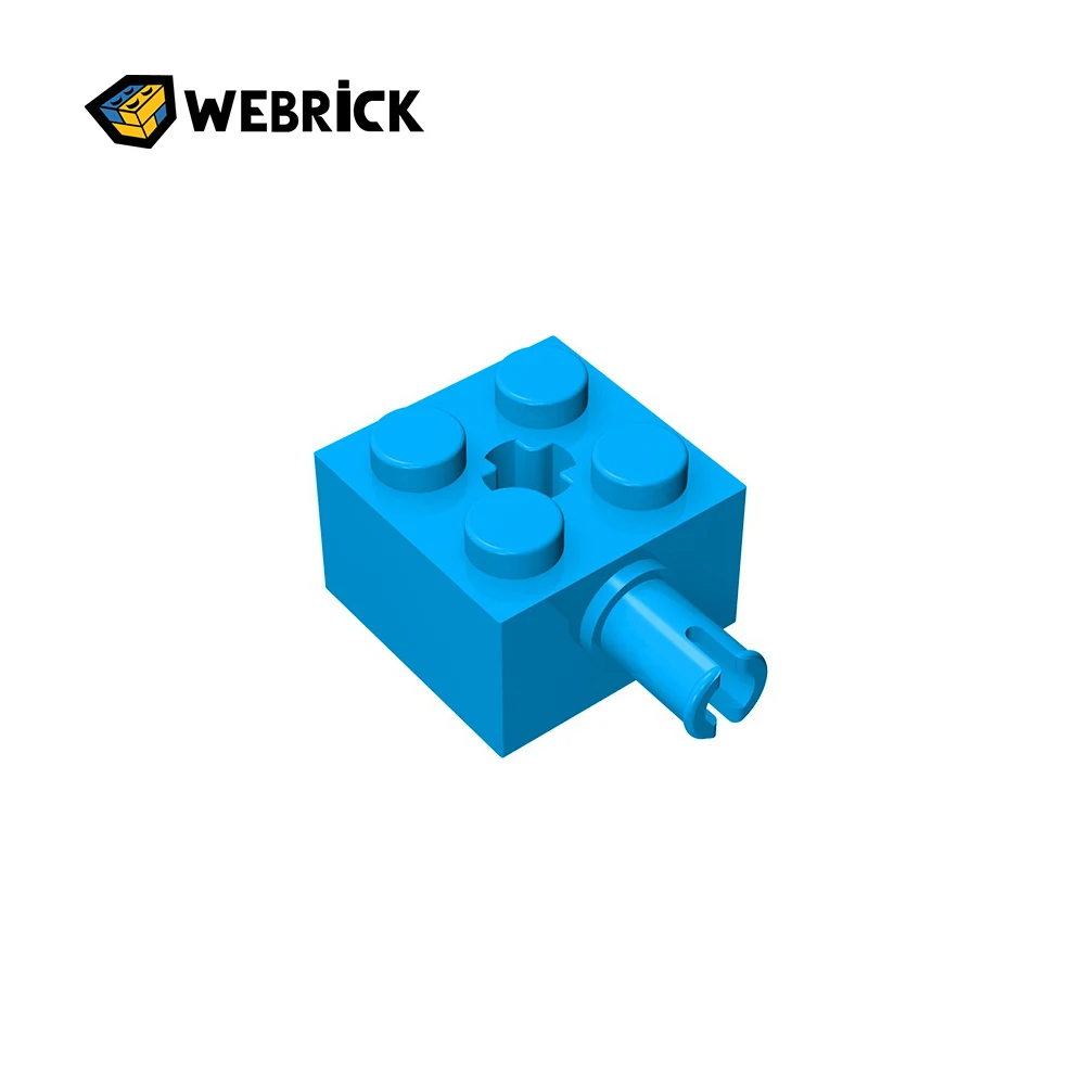 webrick-Building-Blocks-Parts-Moc-Brick-2X2-W-Snap-And-Cross-6232-42929 ...