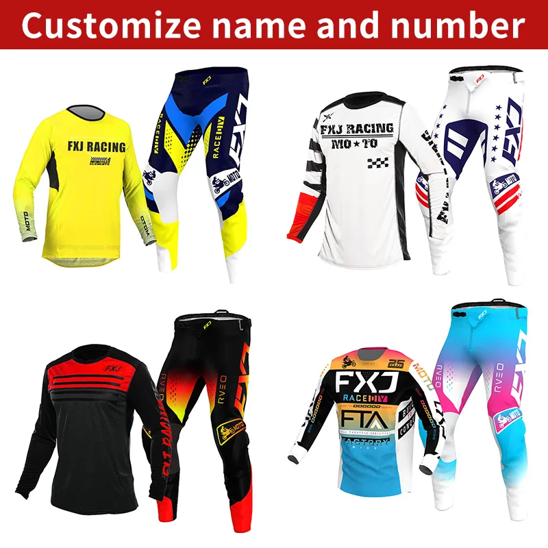 motocross gear set racing suit Off-road MX Enduro MOTO Mens Kits Women ...