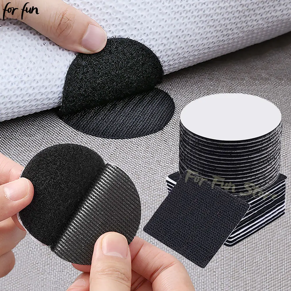 For Fun 5/6CM Home Adhesive Velcro Bed Sheet Sofa Cushion Car Carpet ...