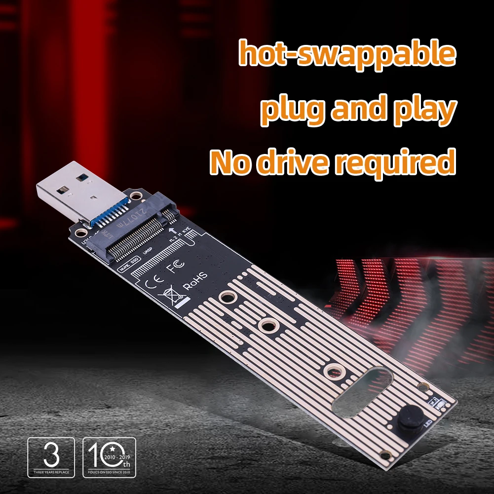 M-2-to-USB-3-1-Adapter-Card-10Gbps-Gen2-NVME-SSD-Adapter-Converter-For ...