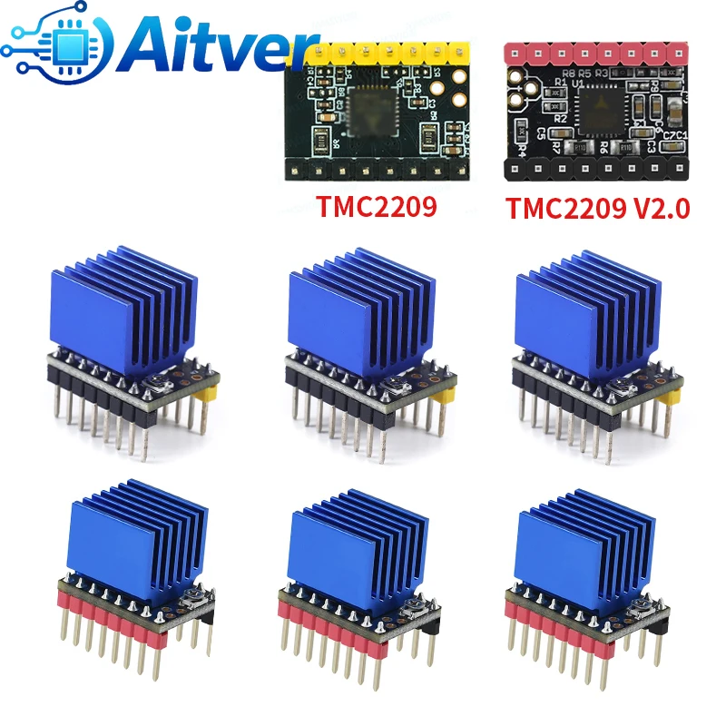 TMC2209 Module and TMC2209 V2.0 Module with Heat Sink Stepper Motor ...