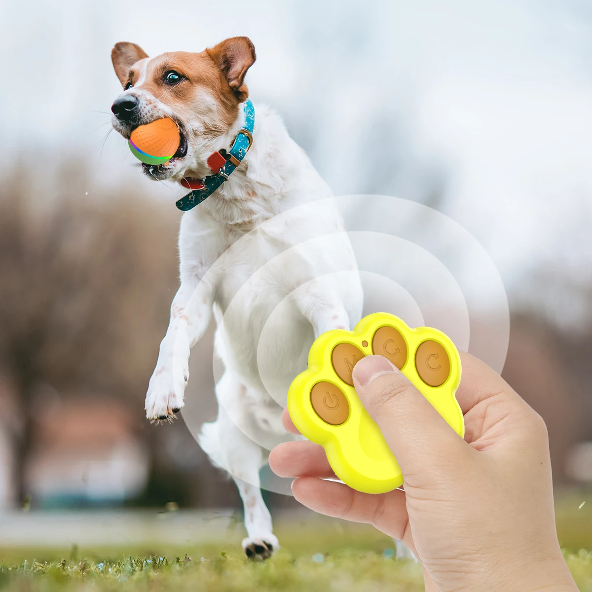LMZOE-Interactive-Smart-Pet-Dog-Toy-Ball-Chew-Bite-Resistant-Waterproof ...