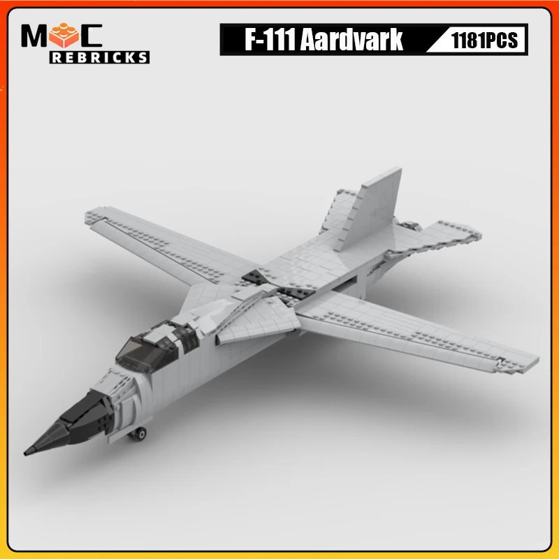 Military-Fighter-Series-US-F-111-Aardvark-Strategic-Bomber-MOC-Building ...